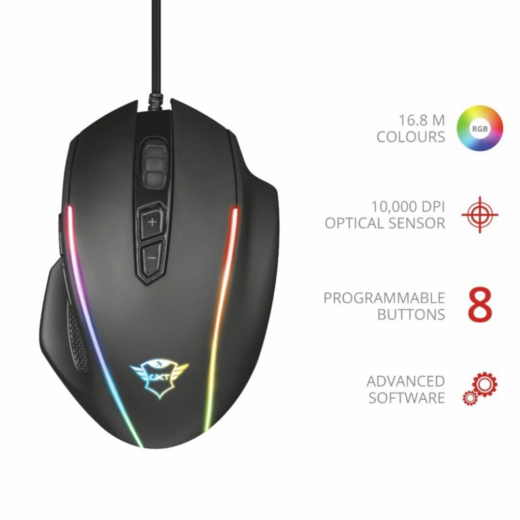 Mouse Trust GXT 165 Celox – Pascal Computadoras