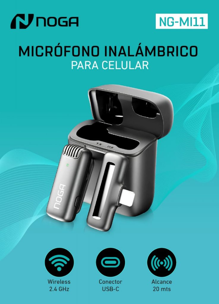 Microfono inalambrico NG-MI11 – Pascal Computadoras